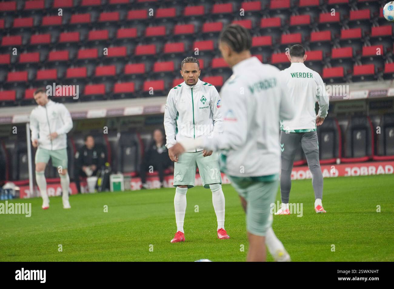Freiburg, Deutschland. 21st Feb, 2025. 21.02.2025, Europa-Park-Stadion ...