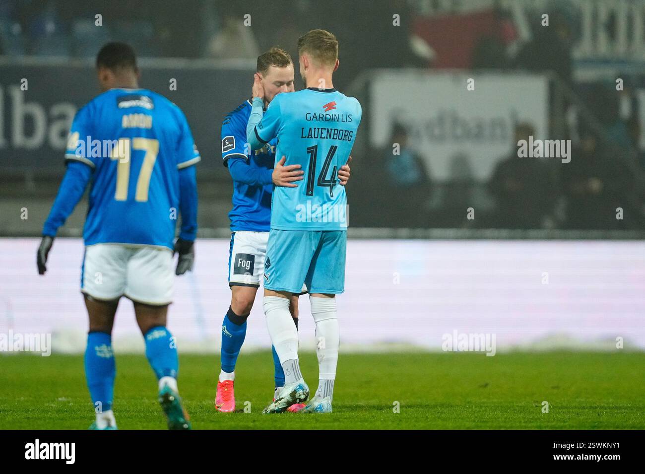 Lyngby, Denmark. 21st Feb, 2025. 3F Superliga-kampen mellem Lyngby ...