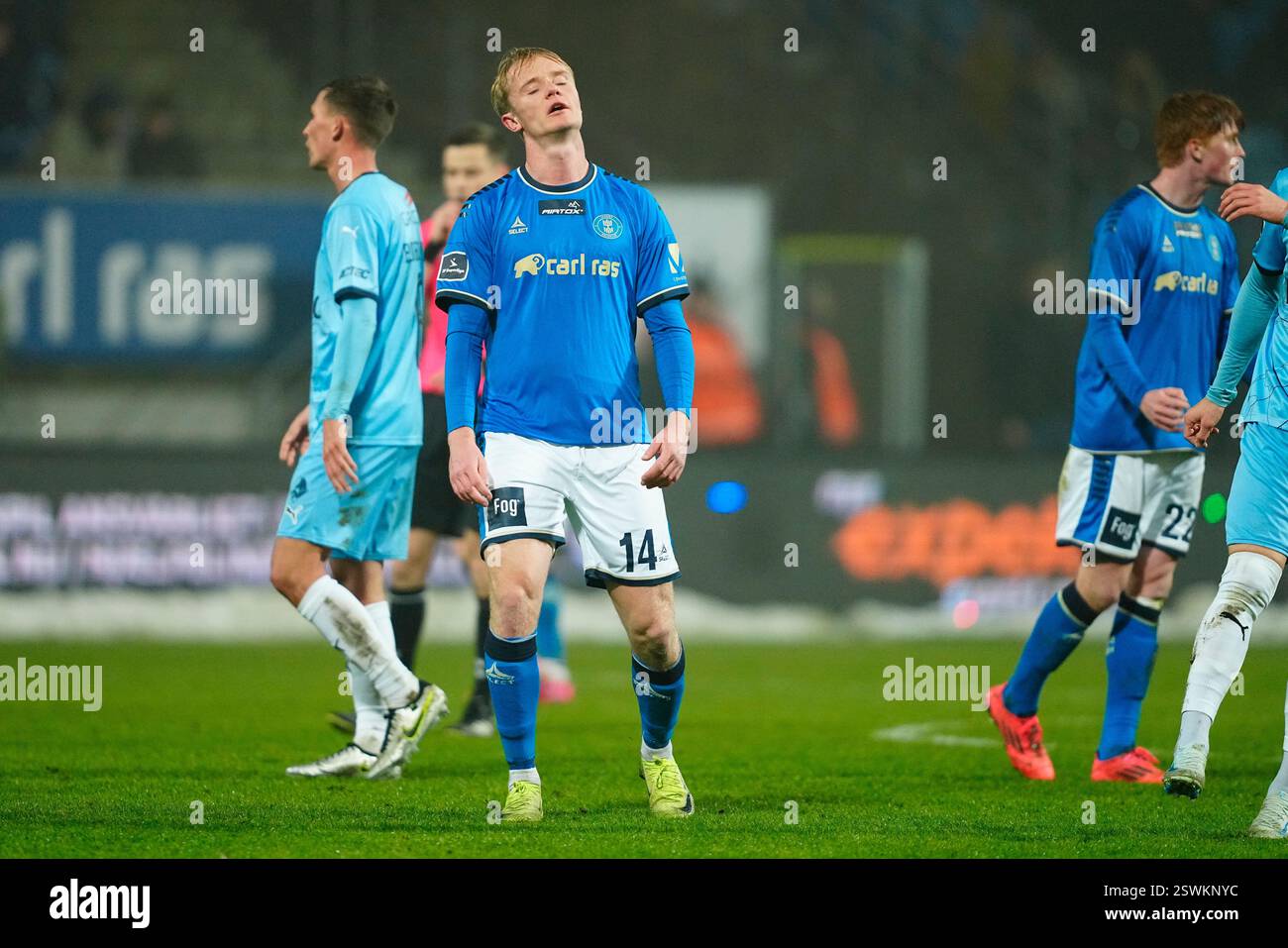 Lyngby, Denmark. 21st Feb, 2025. 3F Superliga-kampen mellem Lyngby ...