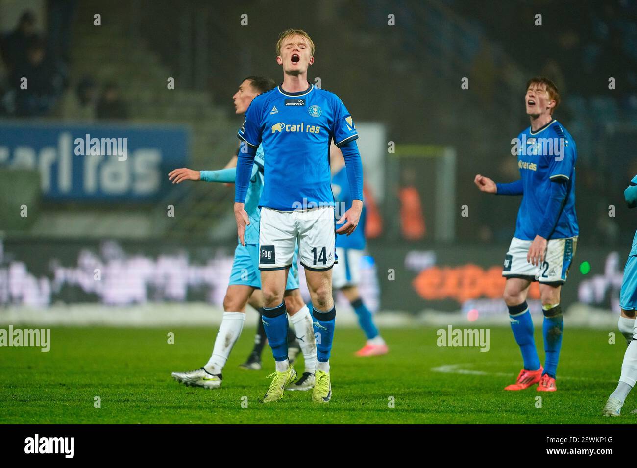 Lyngby, Denmark. 21st Feb, 2025. 3F Superliga-kampen mellem Lyngby ...