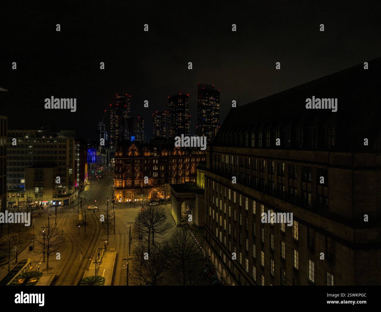 St Peter's Square, Manchester Stock Photo - Alamy