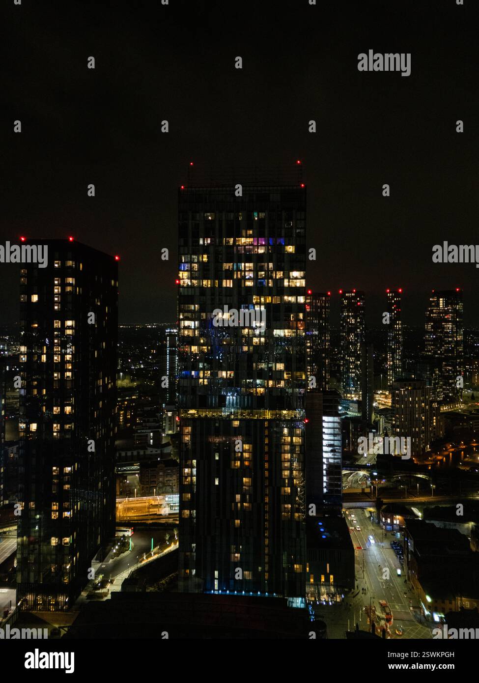 Manchester skyline library hi-res stock photography and images - Alamy
