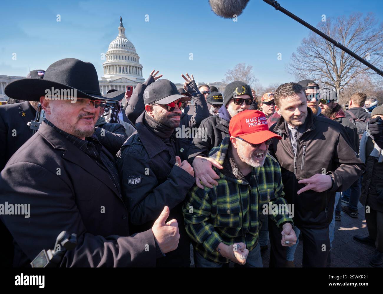 Oath Keepers founder Stewart Rhodes, from left, former Proud Boys ...