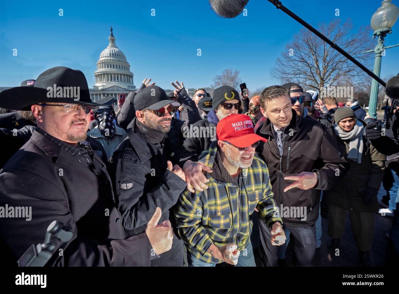 Oath Keepers founder Stewart Rhodes, from left, former Proud Boys ...