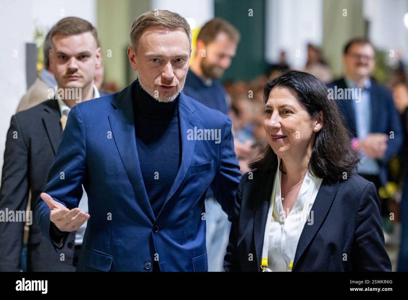Christian Lindner beim Wahlkampfabschluss der Bundestagswahl 2025 ...