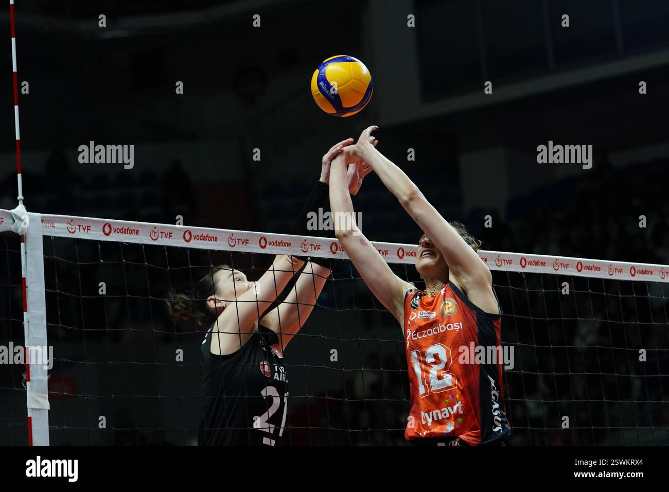 ISTANBUL, TURKIYE - FEBRUARY 09, 2025: Elif Sahin in action during Turk ...