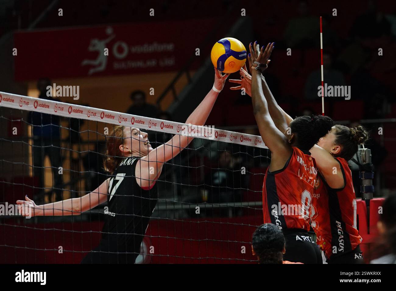 ISTANBUL, TURKIYE - FEBRUARY 09, 2025: Sinead Jack-Kisal in action ...