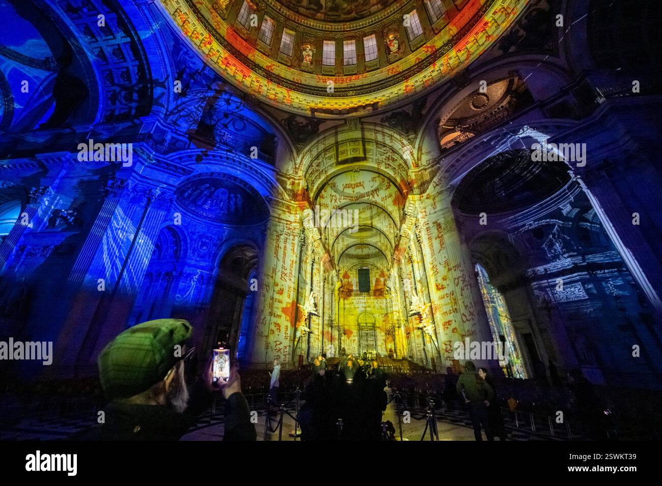 London, UK. 21 February 2025. Preview of ‘Luminous’ by Luxmuralis, an ...