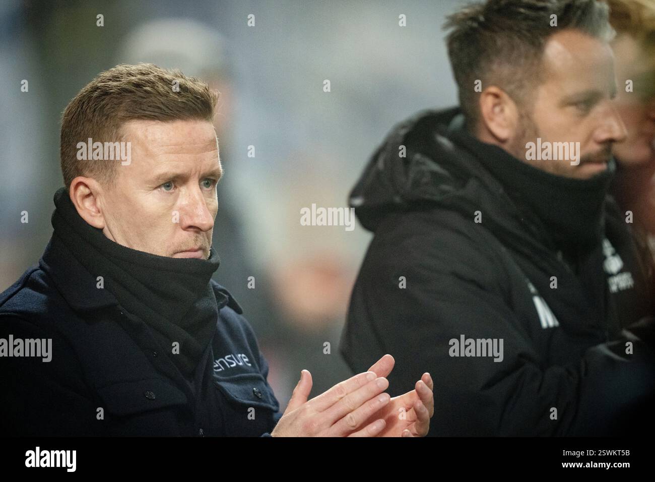Lyngby Boldklub's head coach Morten Karlsen before the 3F Superliga ...