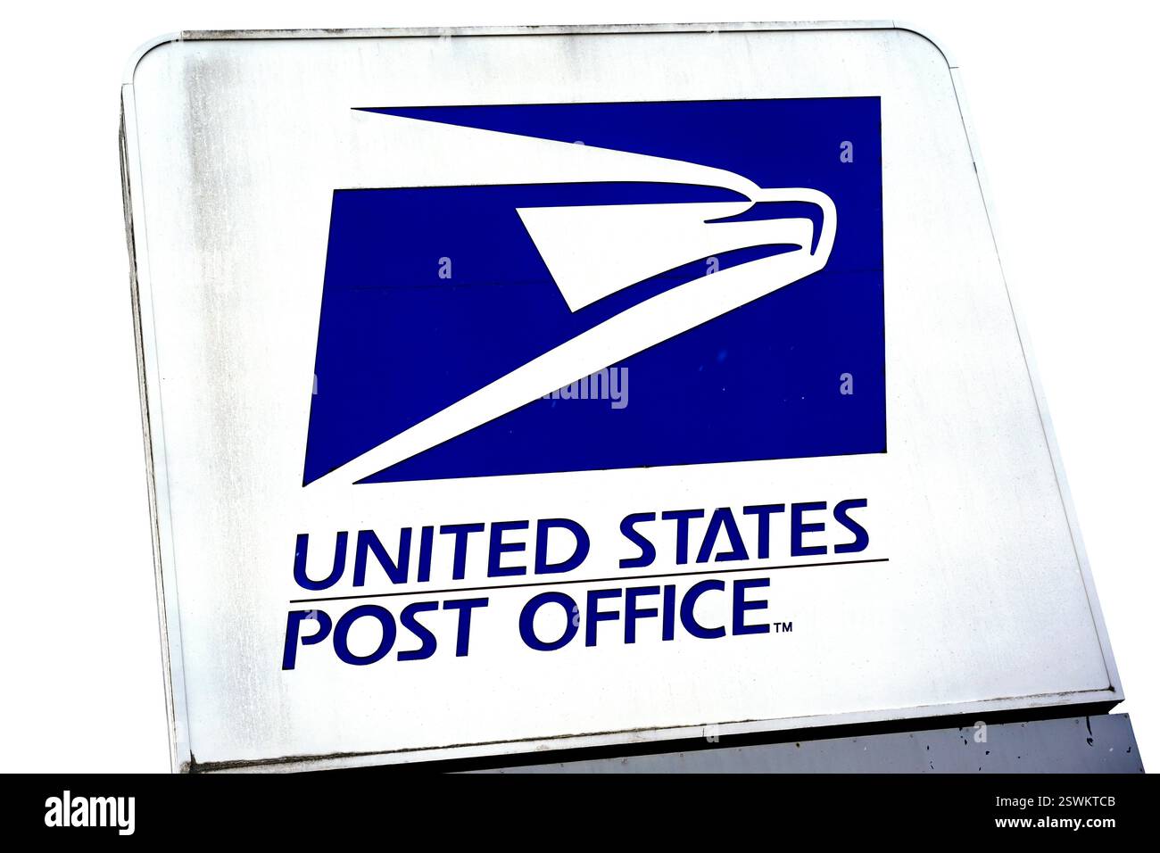 This is the sign outside the McKnight Road United States Post Office in ...