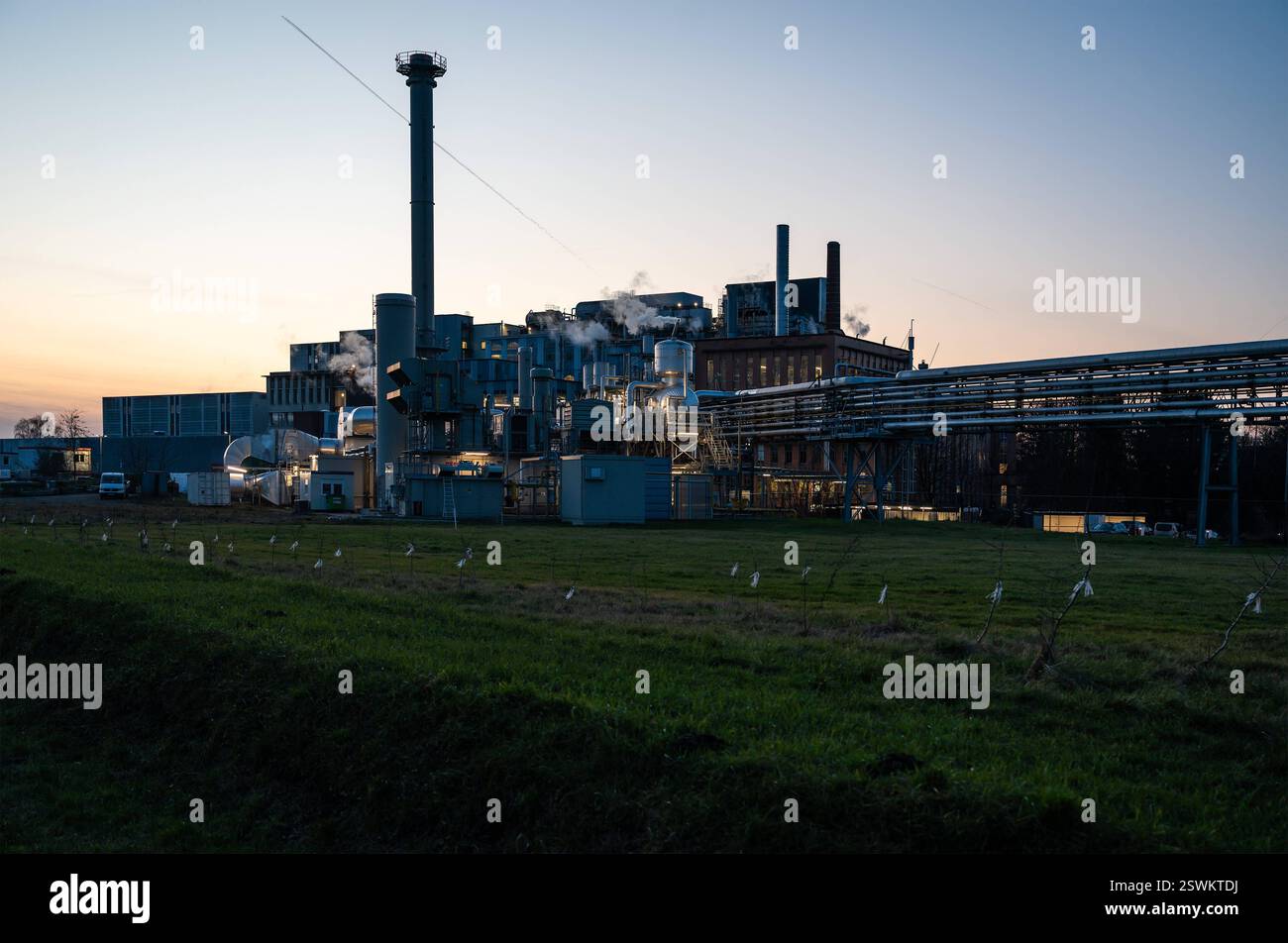 Industrial plant of the Citribel company, producing citric acid, Tienen ...