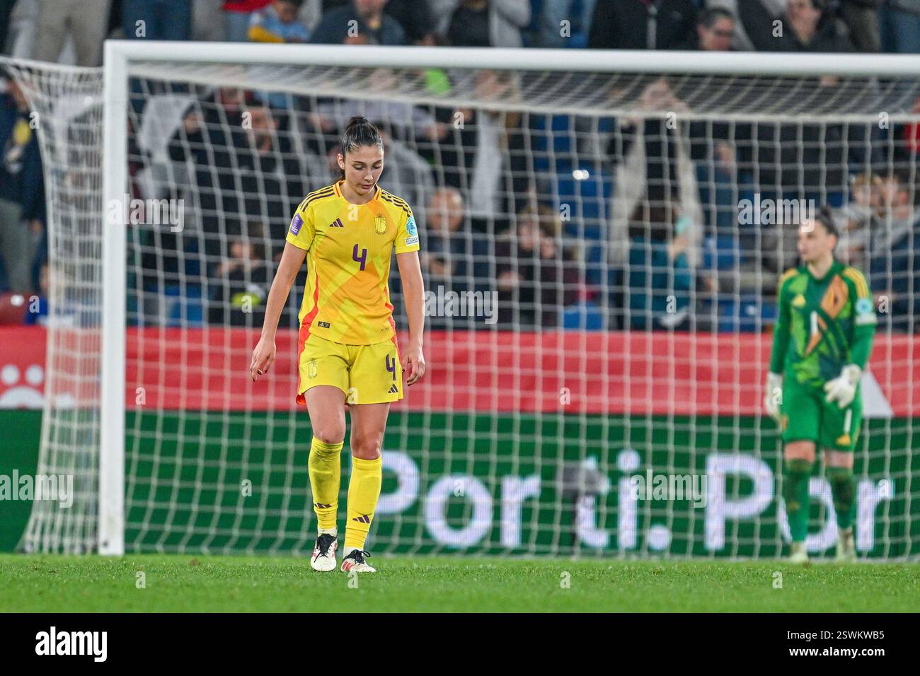 The Belgian Red Flames react disappointed during a game between the ...