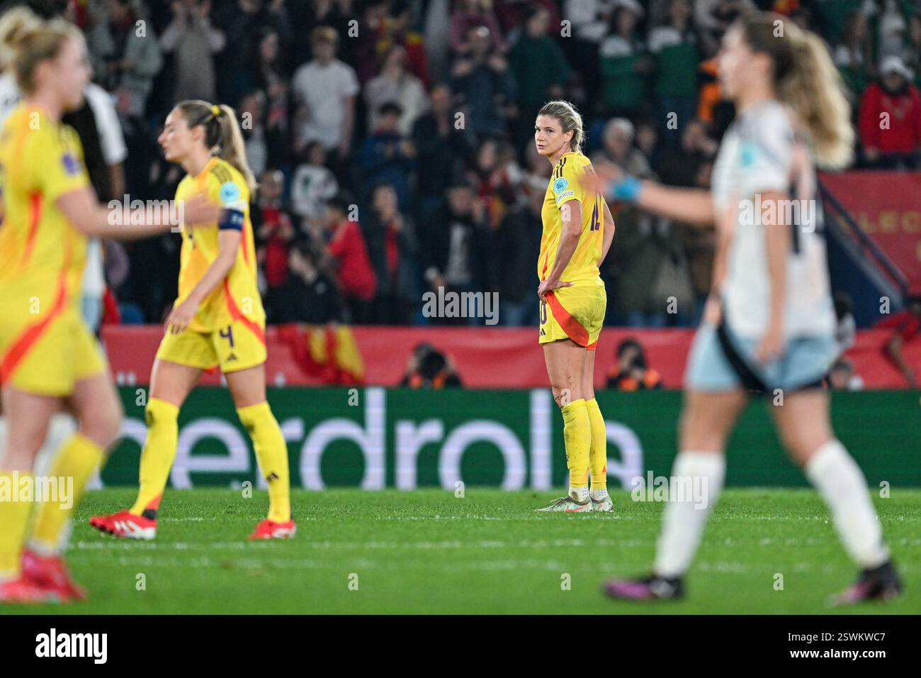 The Belgian Red Flames react disappointed during a game between the ...