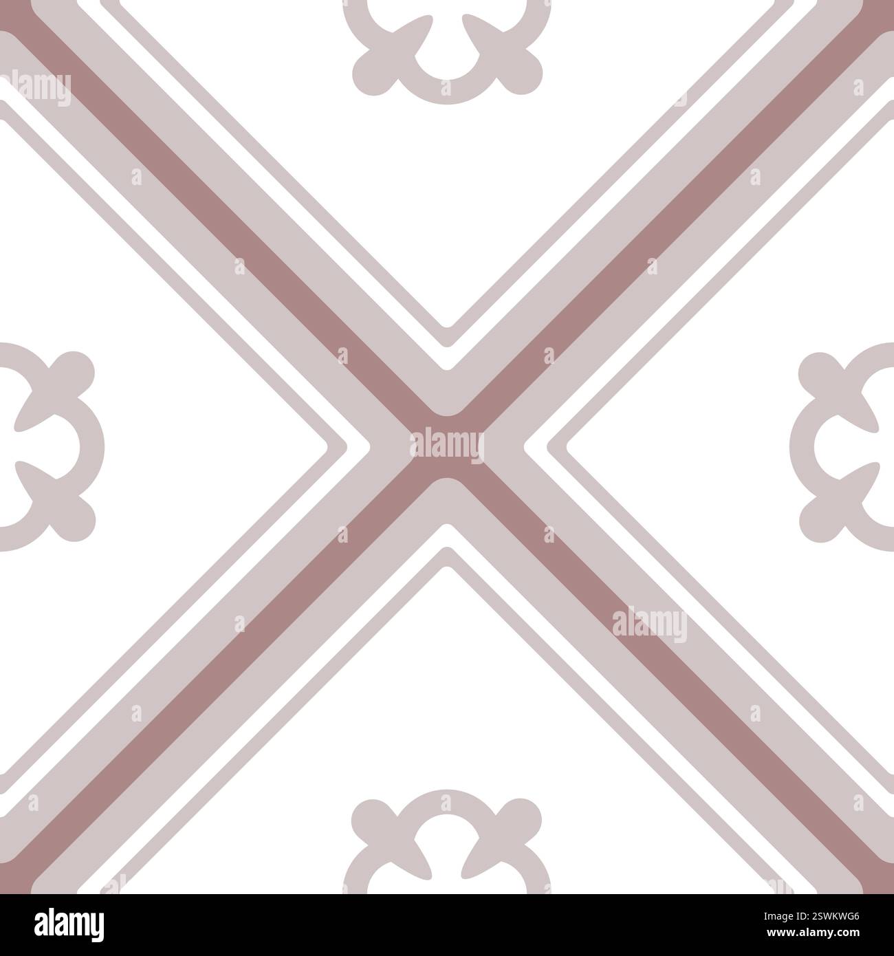 Cross Geometric azulejo tile pattern vector illustration Stock Vector ...