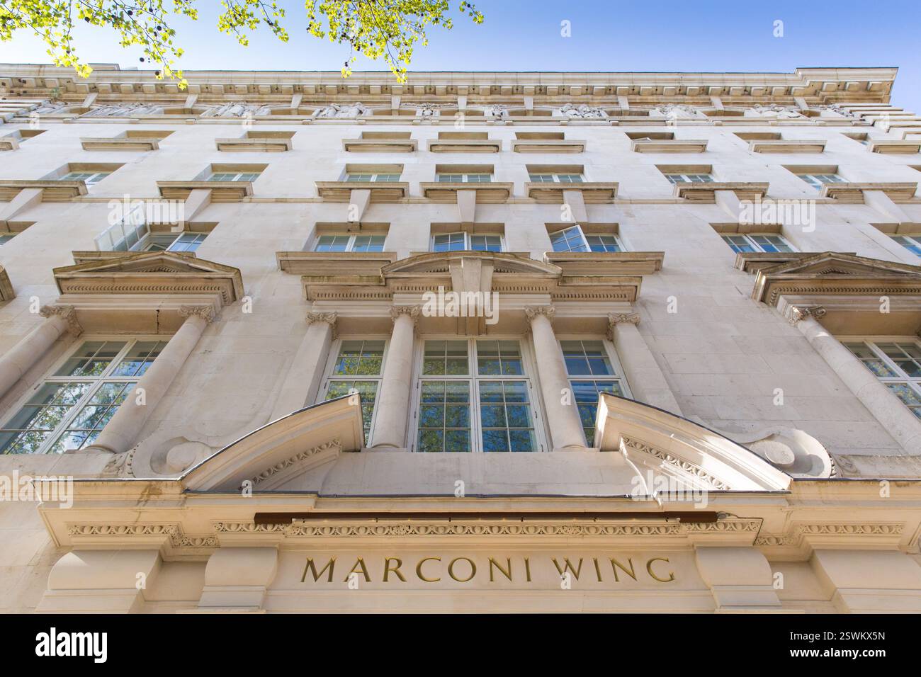 Marconi Wing, a section of the historic building at 222-224, Strand ...