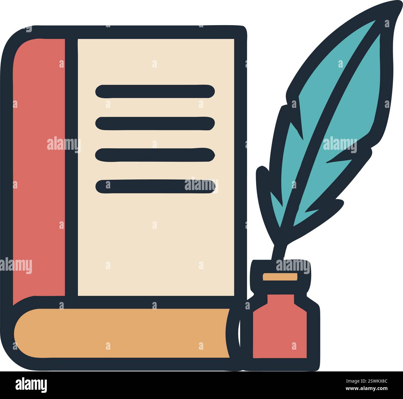 Poem Book Icon Stock Vector Image & Art - Alamy