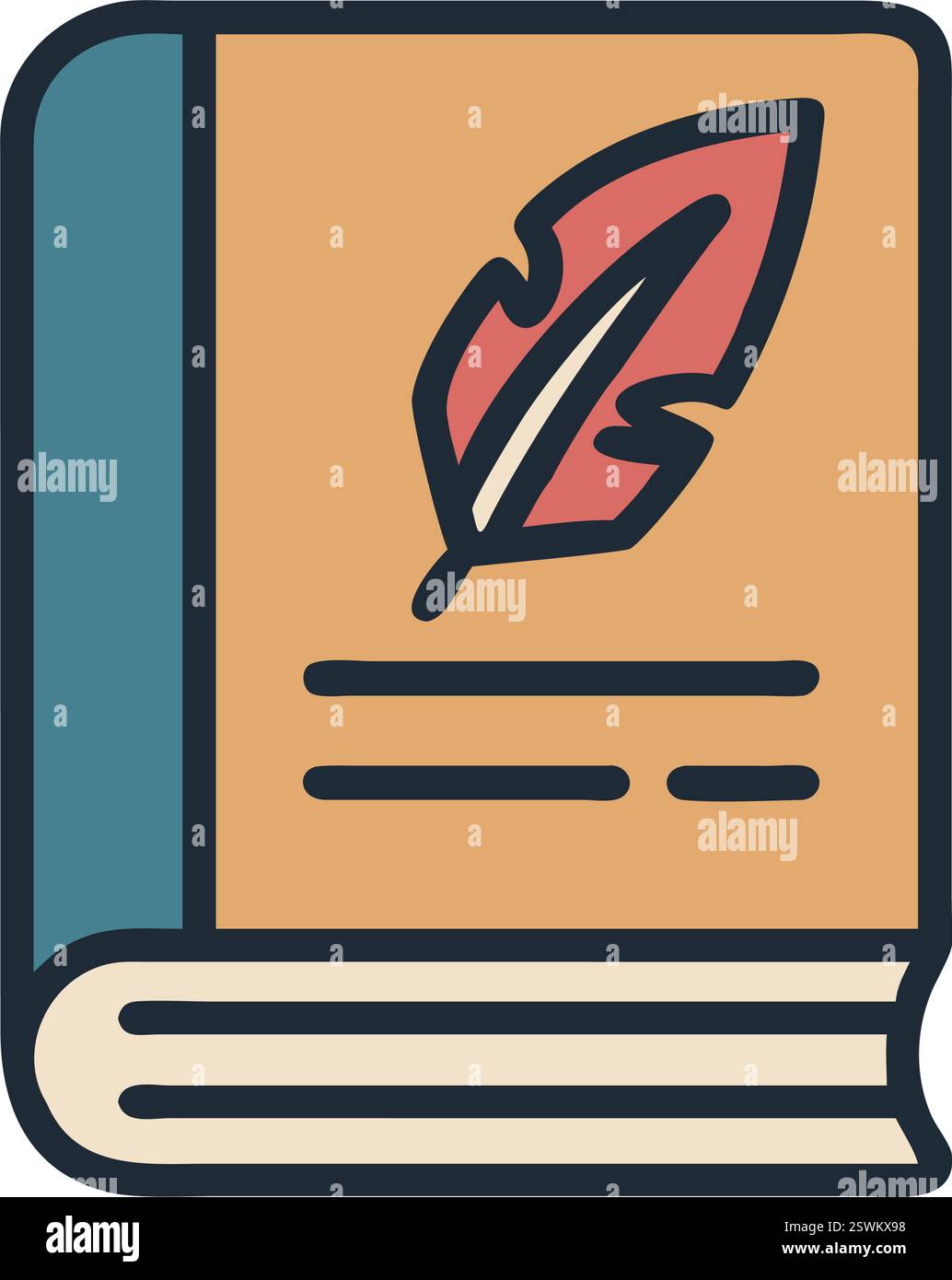 Poem Book Cover Icon Stock Vector Image & Art - Alamy