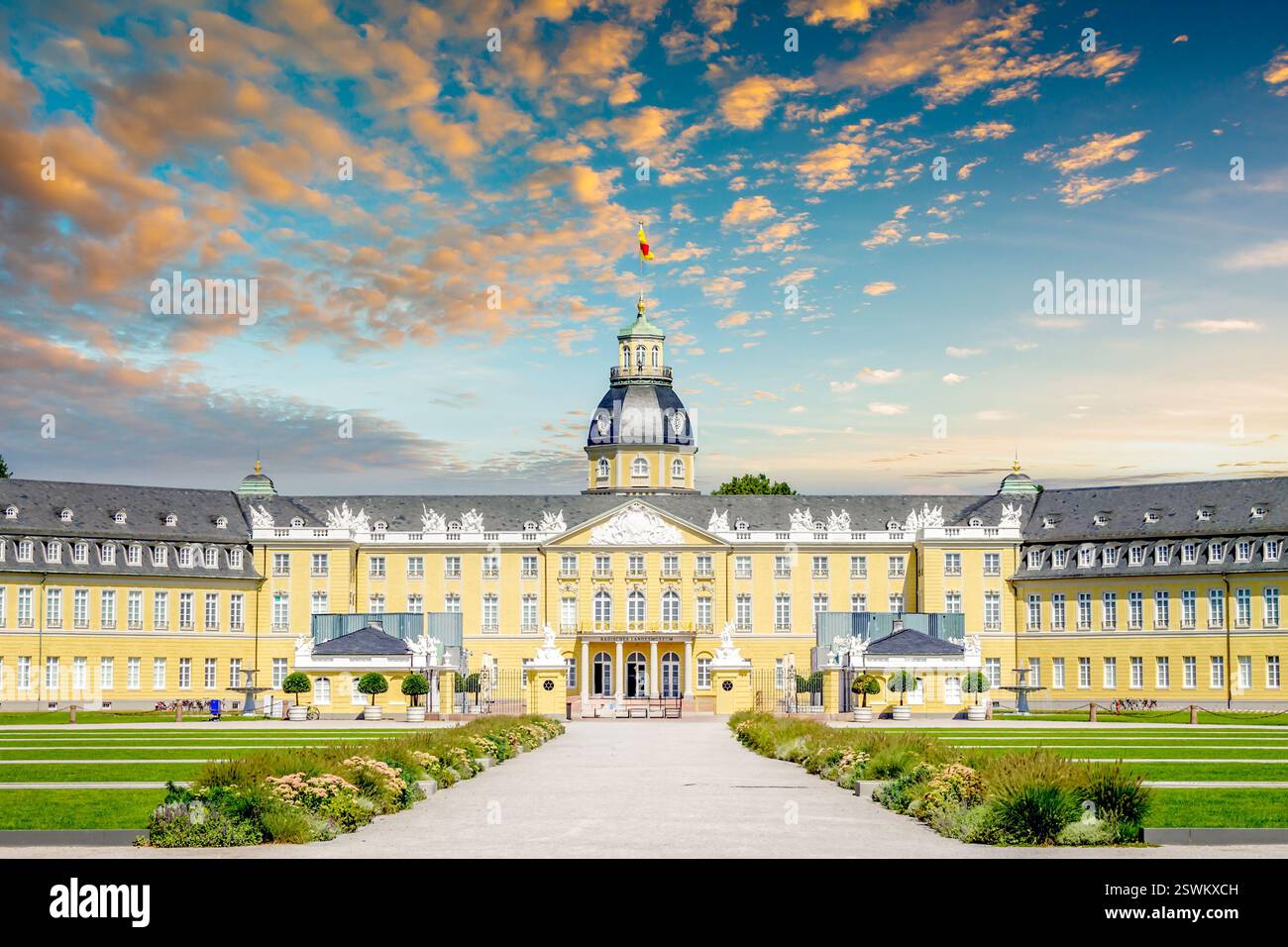 Castle, Karlsruhe, Germany Stock Photo - Alamy