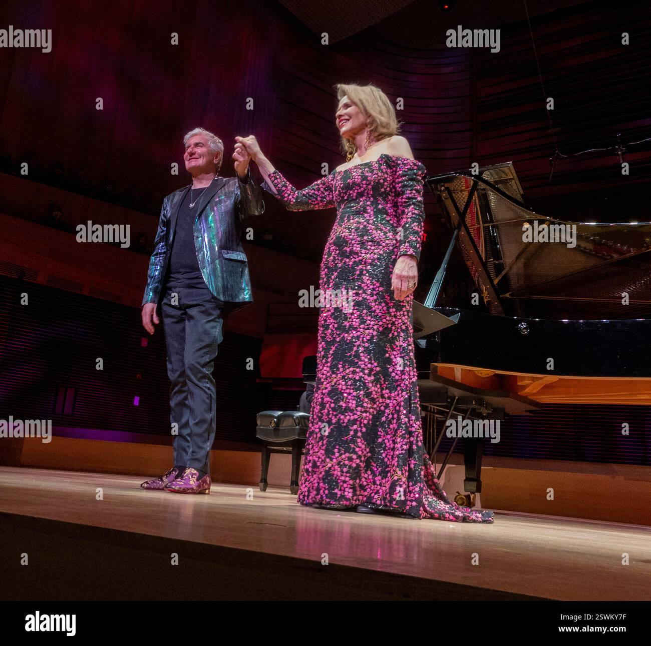 Renée Fleming, curtain call, song recital with Jean-Yves Thibaudet ...