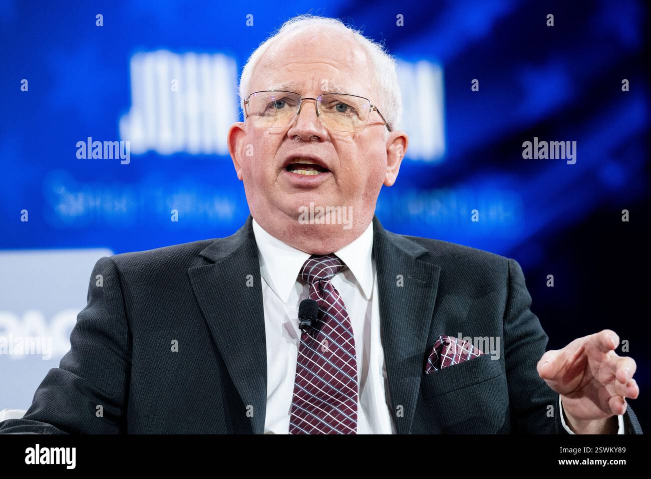 John Eastman, lawyer, speaking at the Conservative Political Action ...