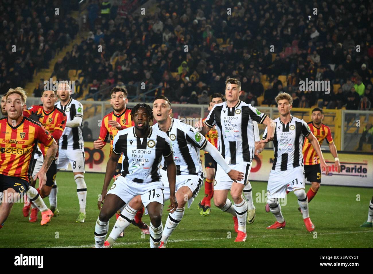 Lecce, Italy. 21st Feb, 2025. Match action during US Lecce vs Udinese ...