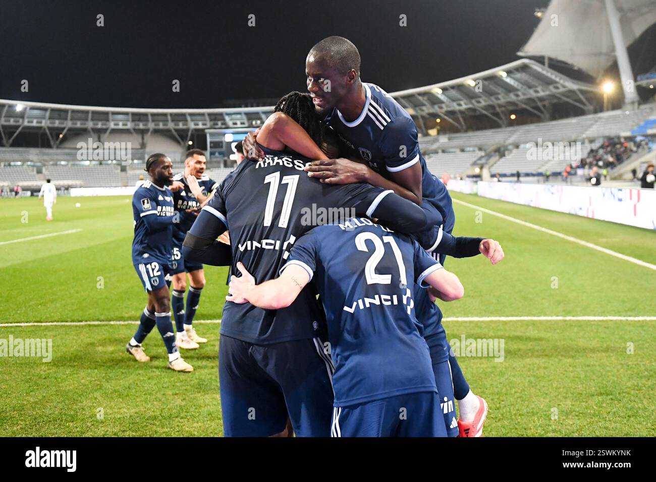 05 Moustapha MBOW (pfc) during the Ligue 2 BKT match between Paris FC ...