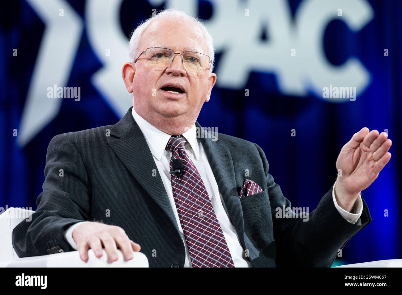 John Eastman, lawyer, speaking at the Conservative Political Action ...