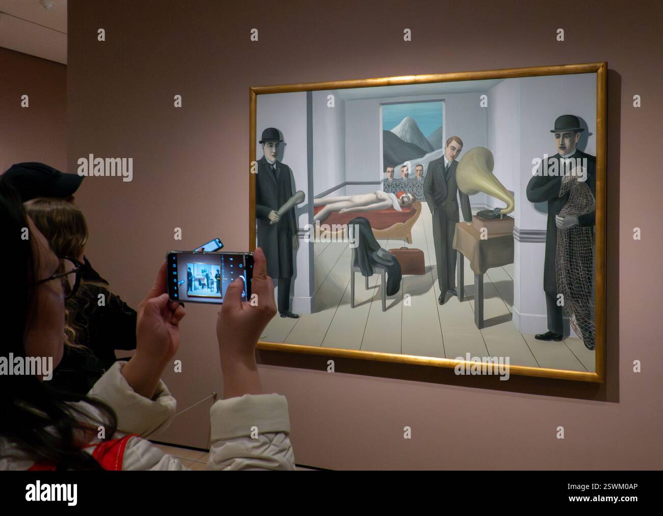 Rene magritte the menaced assassin hi-res stock photography and images ...