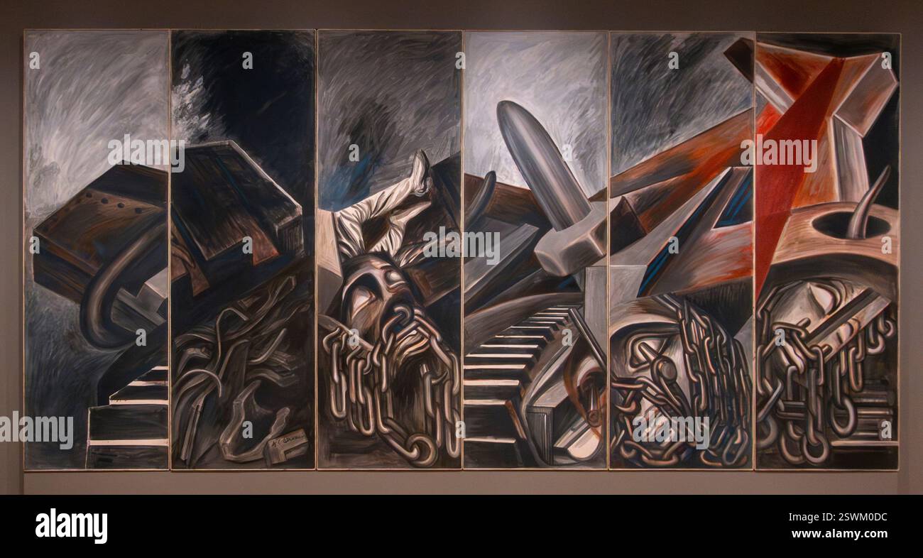 José Clemente Orozco, Dive Bomber and Tank, 1940, Museum of Modern Art ...