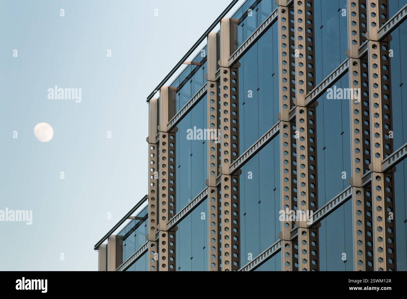Modern architecture, Victoria London, features a unique structural ...