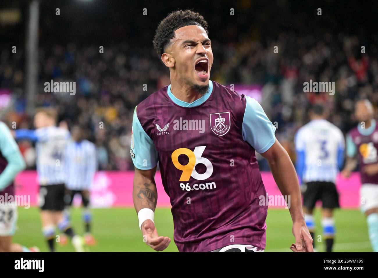 21st February 2025; Turf Moor, Burnley, Lancashire, England; EFL ...