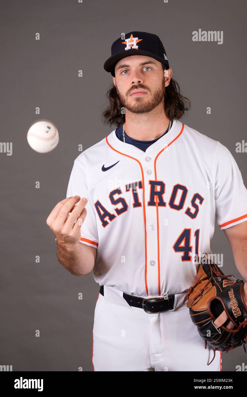 during photo day at the team's training facility during MLB baseball ...