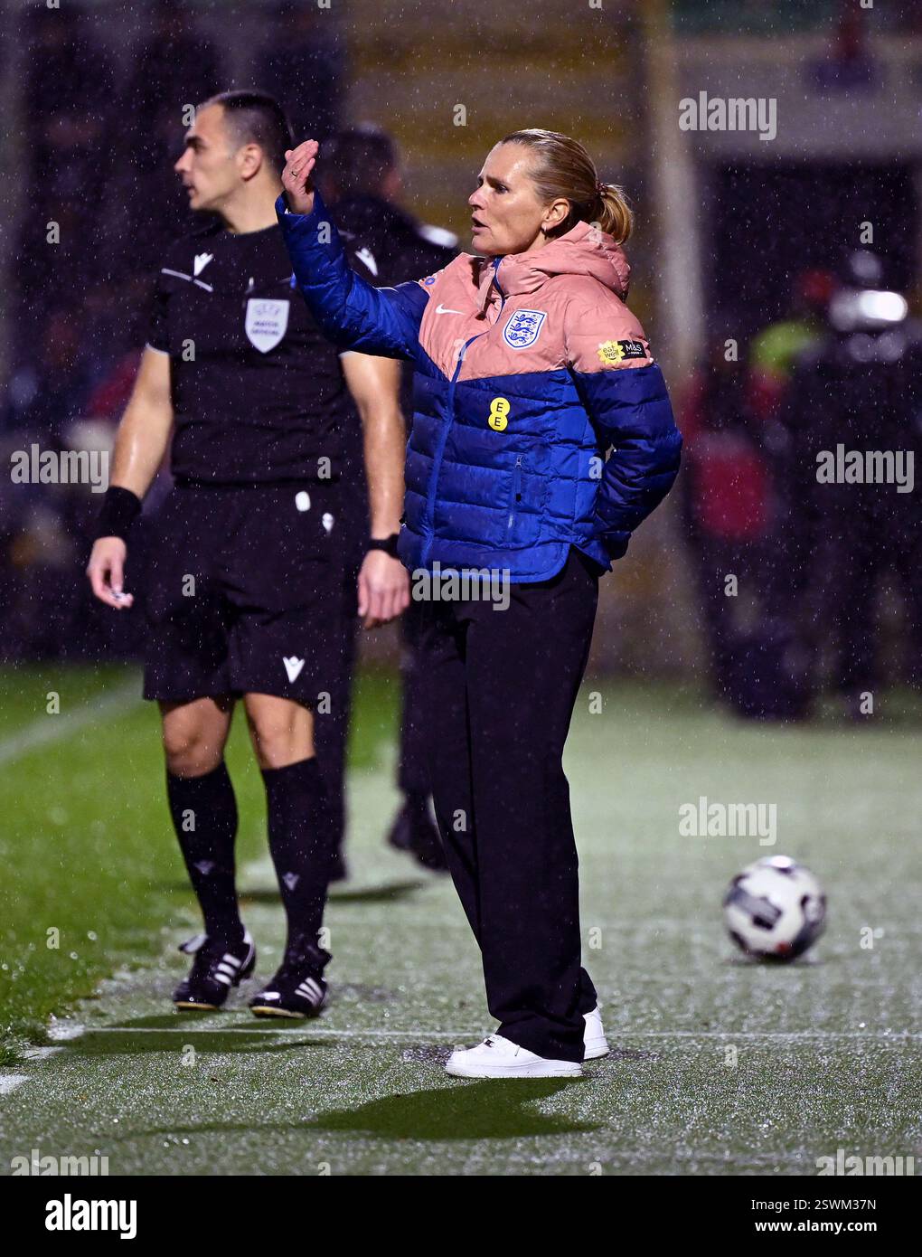 England manager Sarina Wiegman during the UEFA Women's Nations League ...