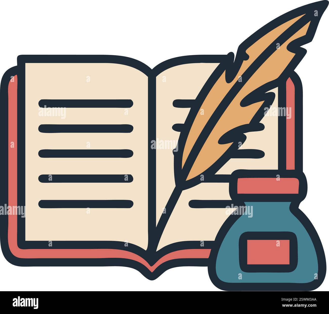 Peom pages Stock Vector Images - Alamy