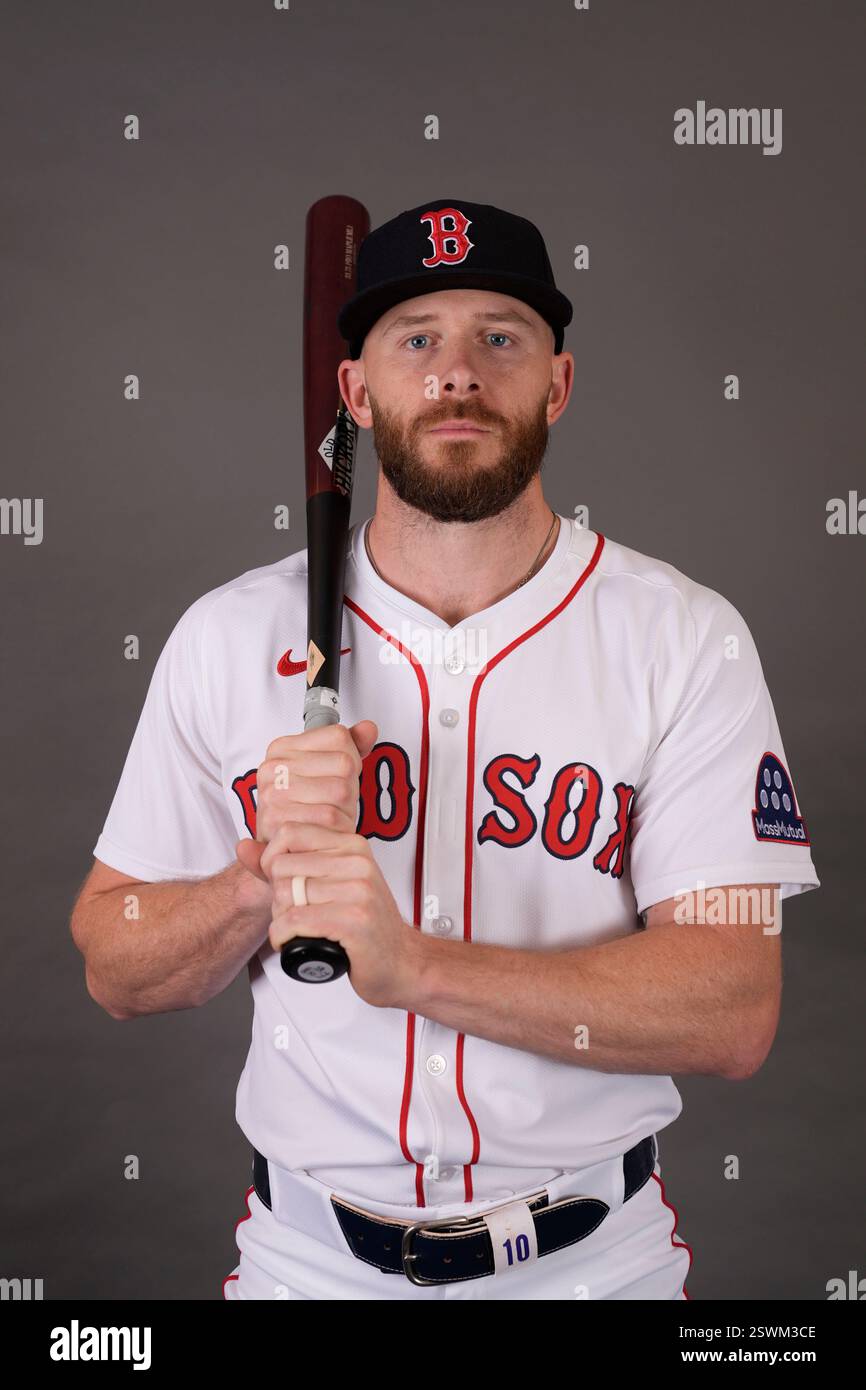 poses during photo day at the team's training facility during MLB ...