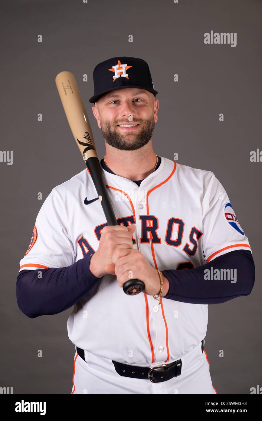 Houston Astros first base Christian Walker poses during photo day at ...