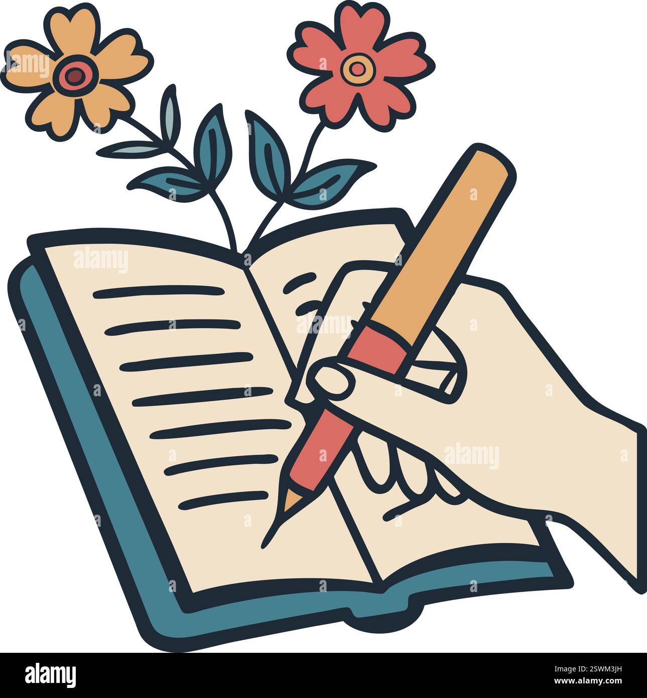 Poem pages Stock Vector Images - Alamy