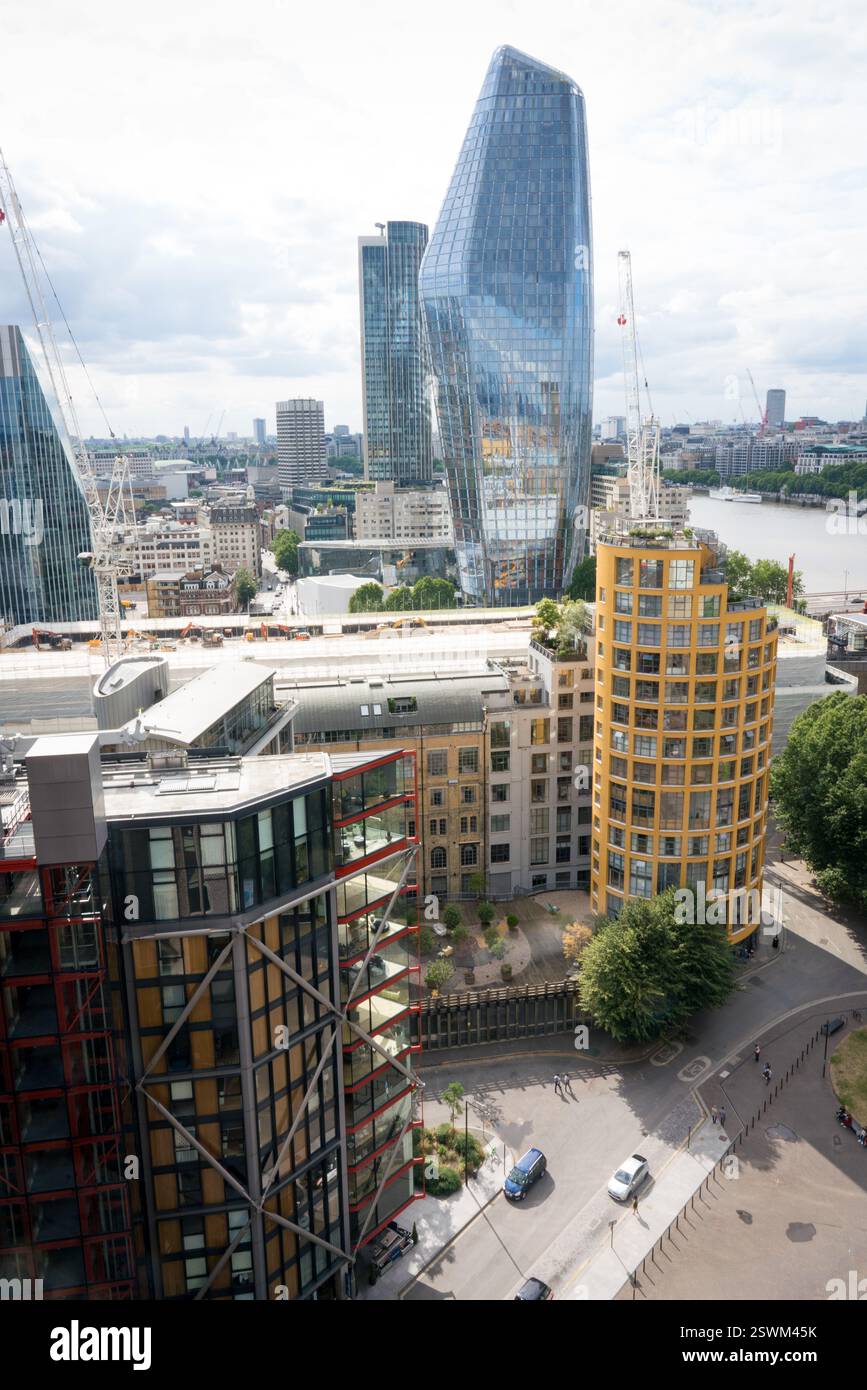 Bankside Loft, One blackfriars seen from Tate Modern Blavatnik Building ...