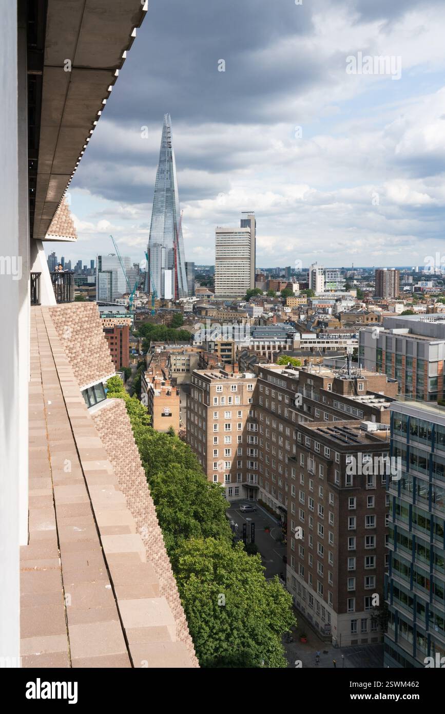 View of Bankside House, Sumner Street, The Shard and Bankside from Tate ...