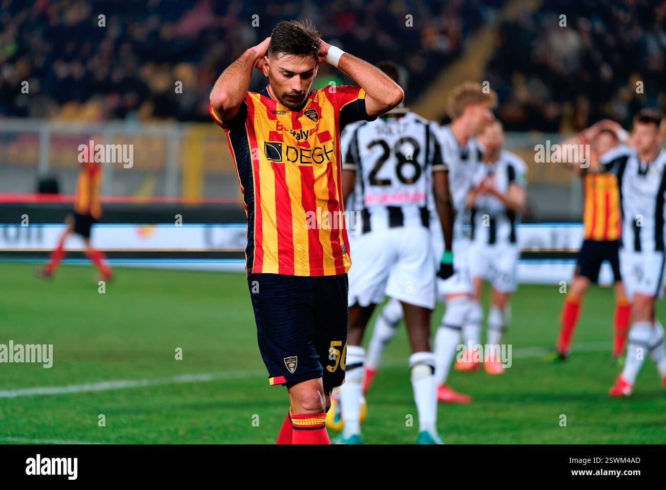 Lecce, Italy. 21st Feb, 2025. Santiago Pierotti of US Lecce ...
