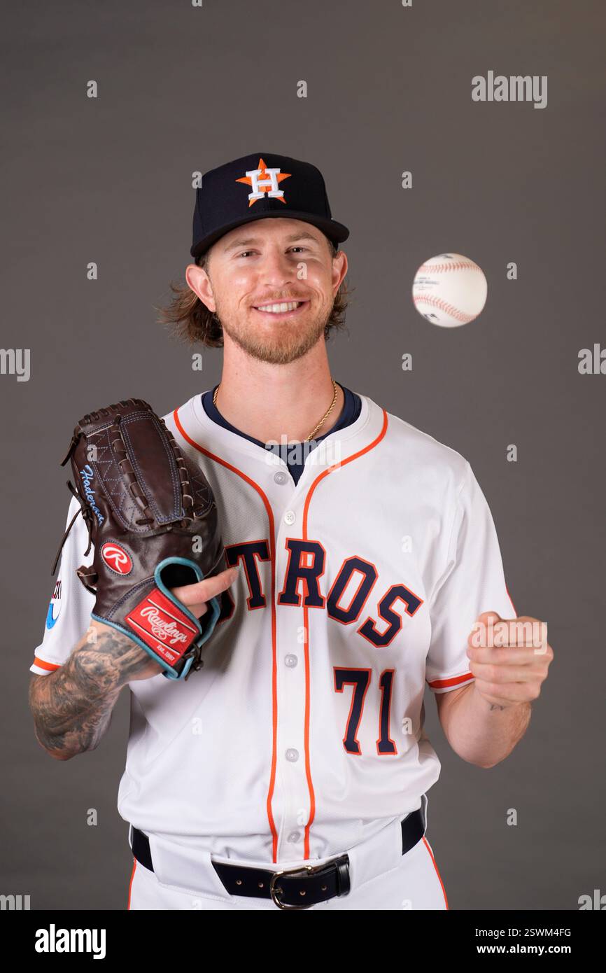 during photo day at the team's training facility during MLB baseball ...