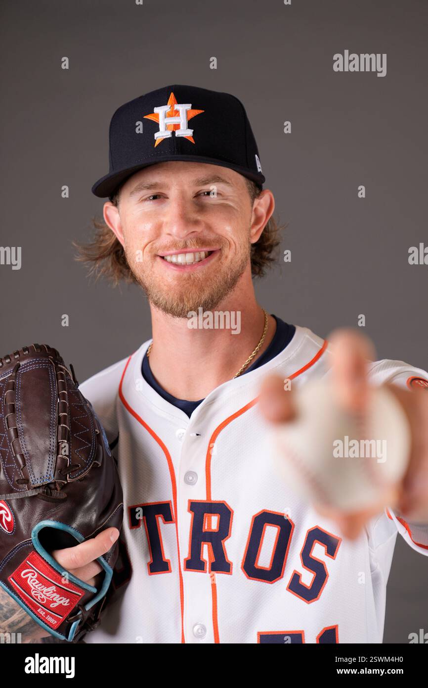 during photo day at the team's training facility during MLB baseball ...