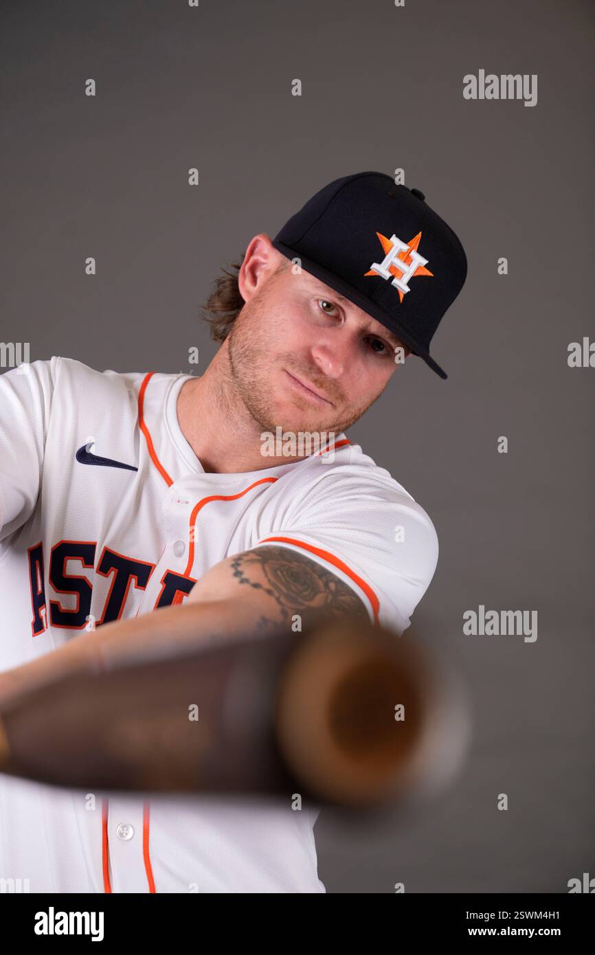 This is a 2025 photo of Ben Gamel of the Houston Astros baseball team. This image reflects the ...