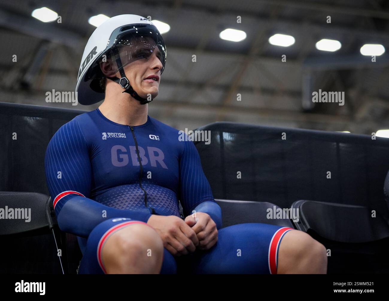Team Inspired's Matthew Richardson ahead of the Men's Sprint Final on ...