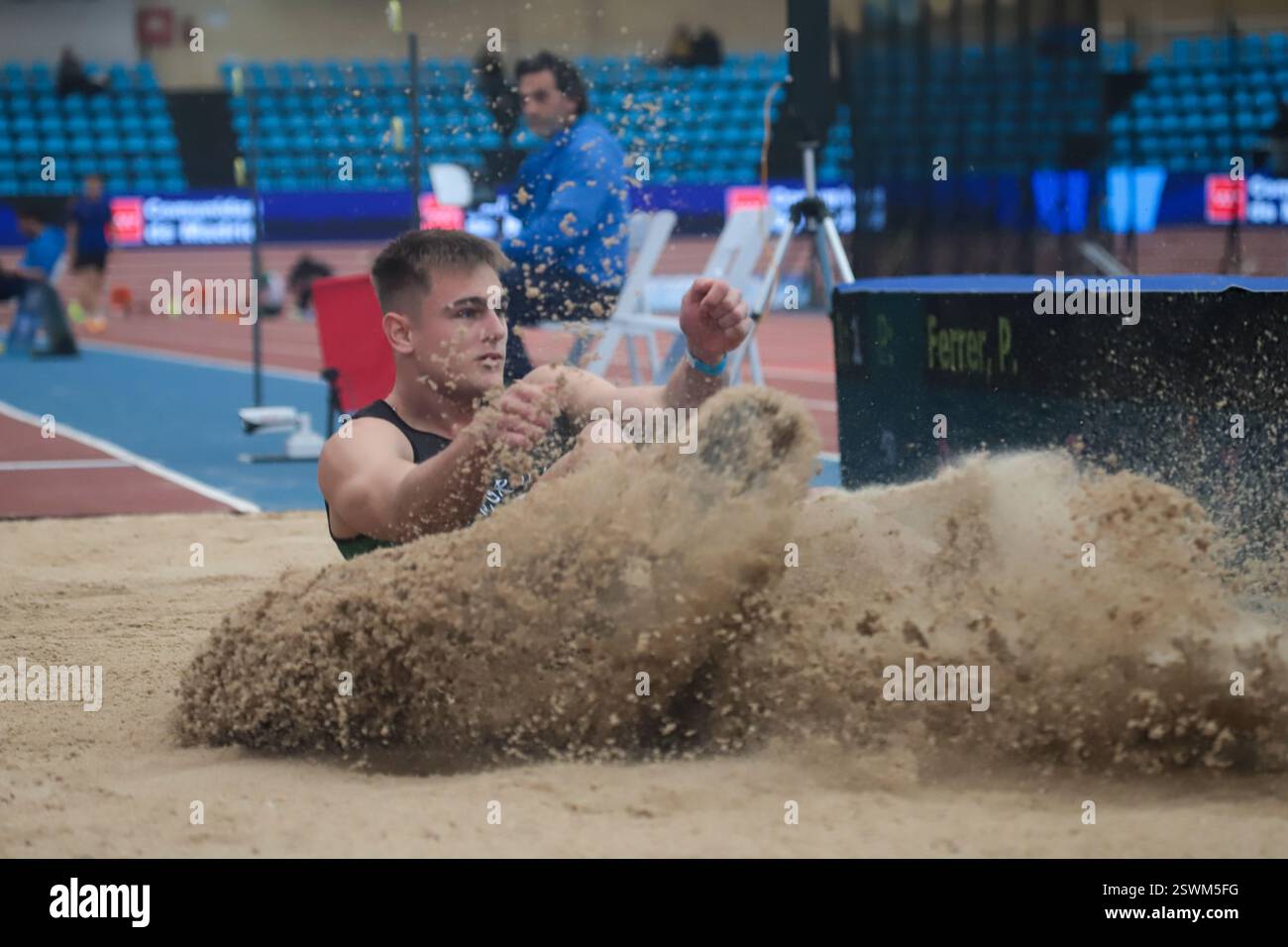 Madrid, Spain, 21st February, 2025: The athlete, Pau Ferrer (Cornellá ...