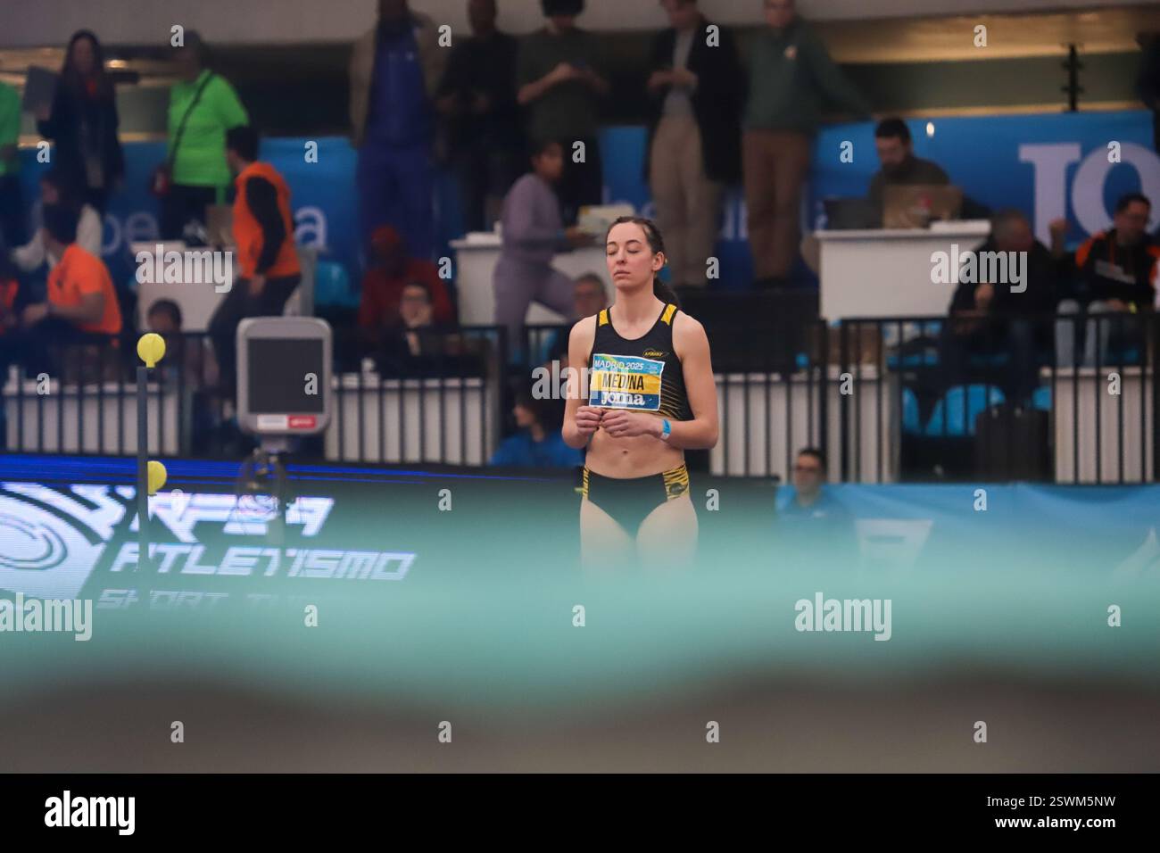 Madrid, Spain, 21st February, 2025: The athlete, Andrea Medina (A. D ...