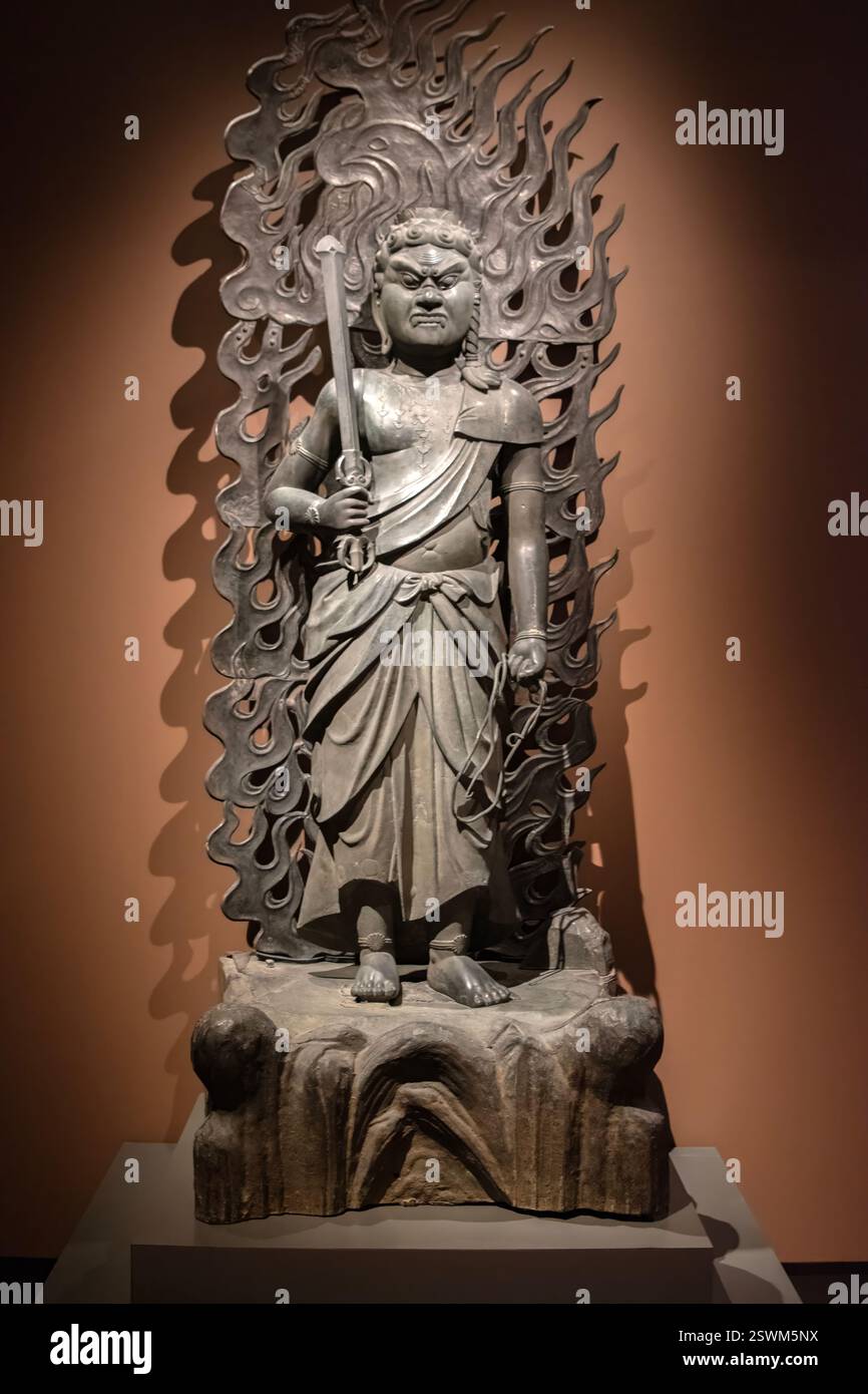 Statue Fudo Myoo King Of Immovable Wisdom At Amsterdam The Netherlands ...