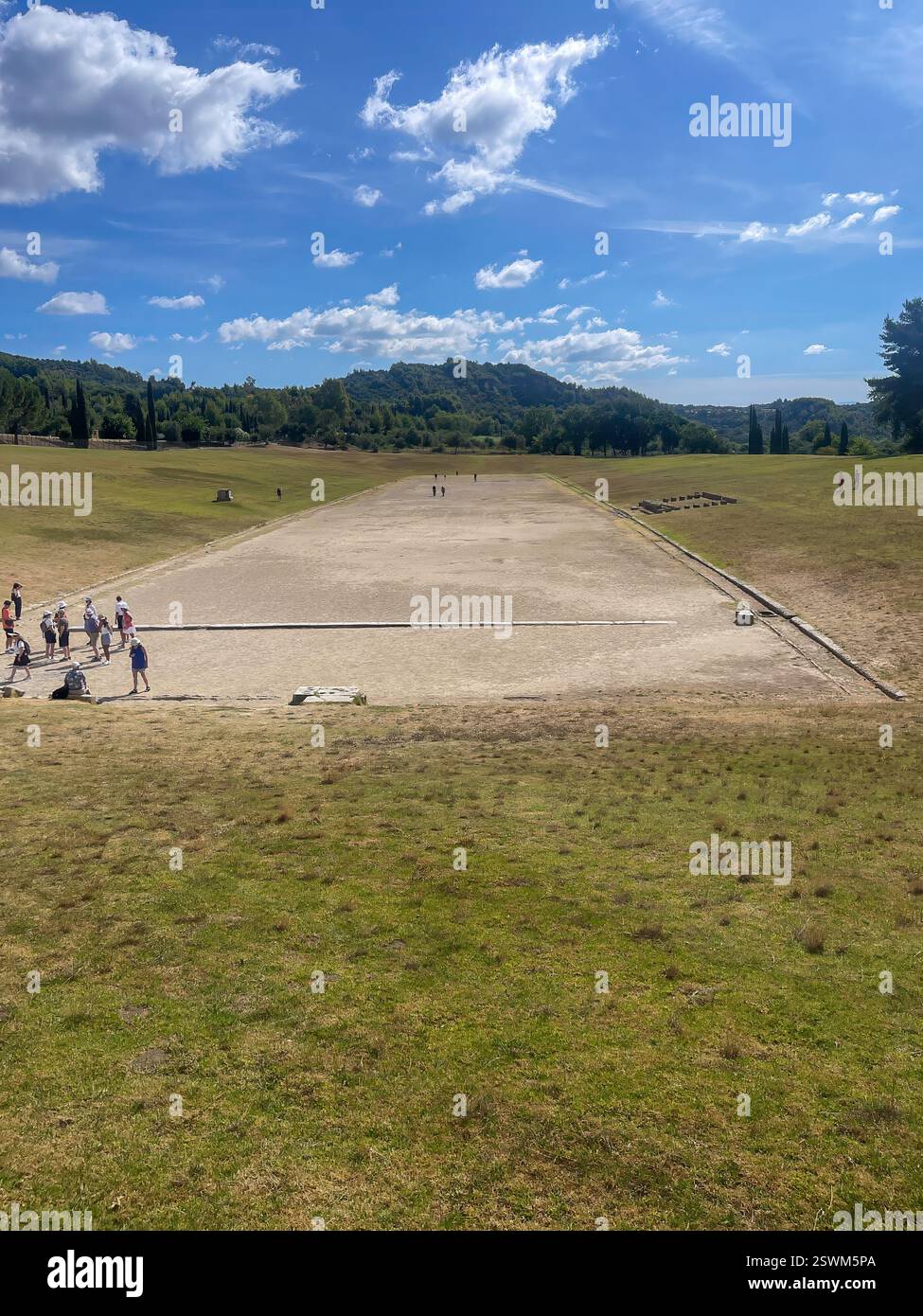 Olympia, Greece - July 4, 2024: Birthplace of the Olympic Games. The ...