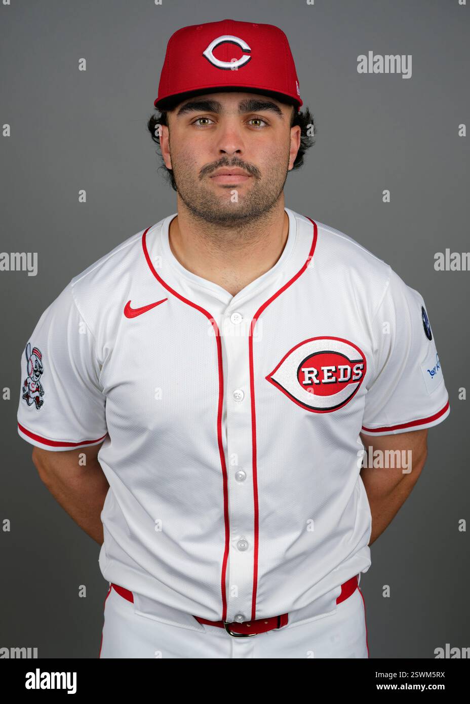 This is a 2025 photo of Sal Stewart of the Cincinnati Reds baseball ...
