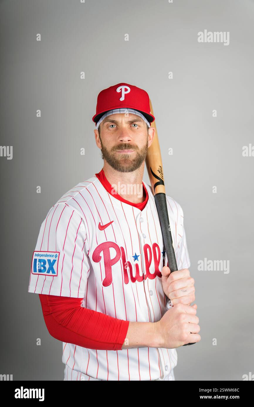 This is a 2025 photo of Bryce Harper of the Philadelphia Phillies ...